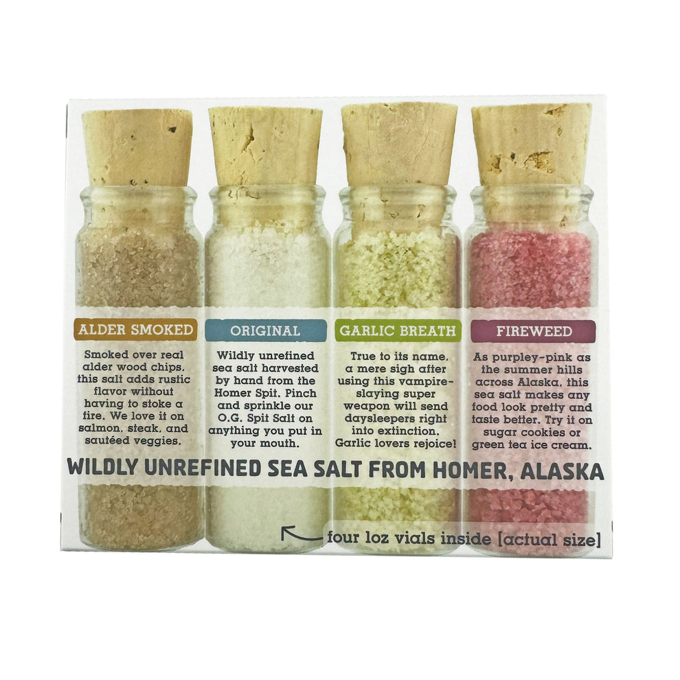 Spit Salt Sampler | Wildly Unrefined Sea Salt – Alaska Salt Co.
