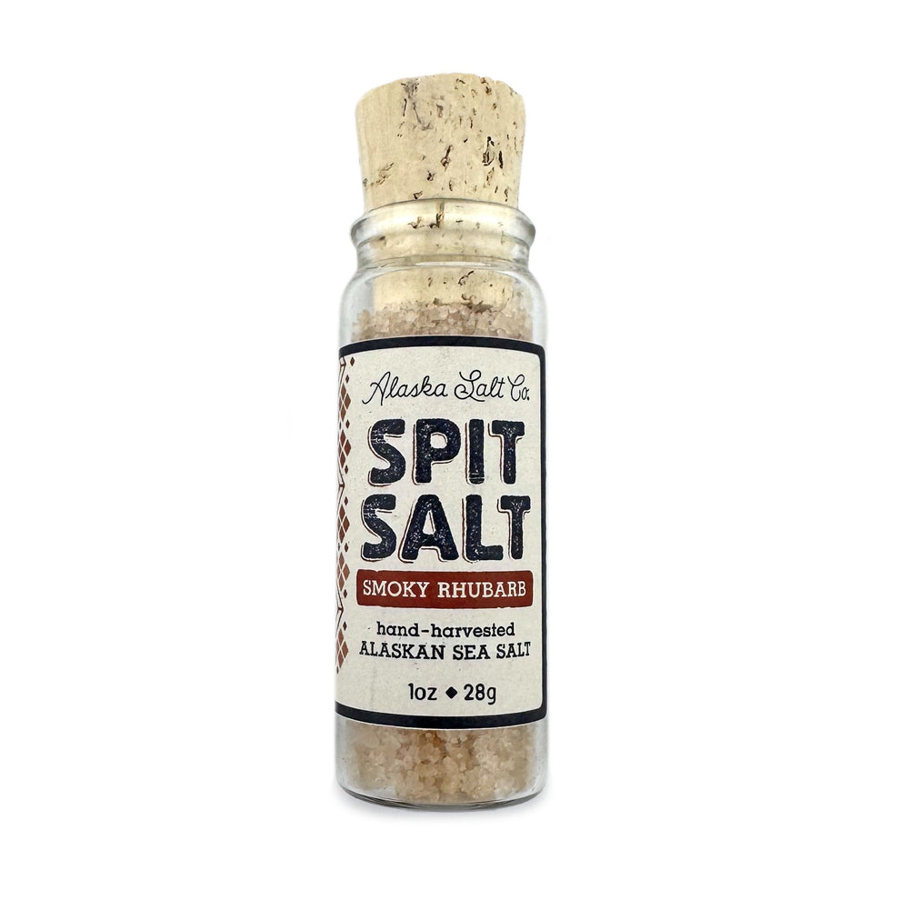Smoky Rhubarb Spit Salt – Alaska Salt Co.