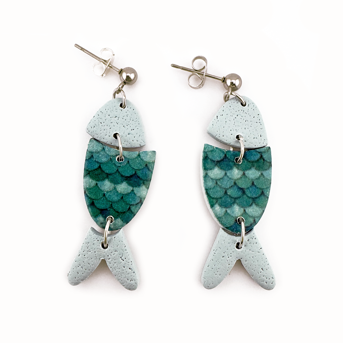 Scale Fish earrings – Alaska Salt Co.