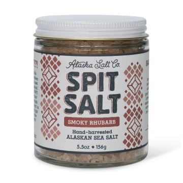 Smoky Rhubarb Spit Salt – Alaska Salt Co.